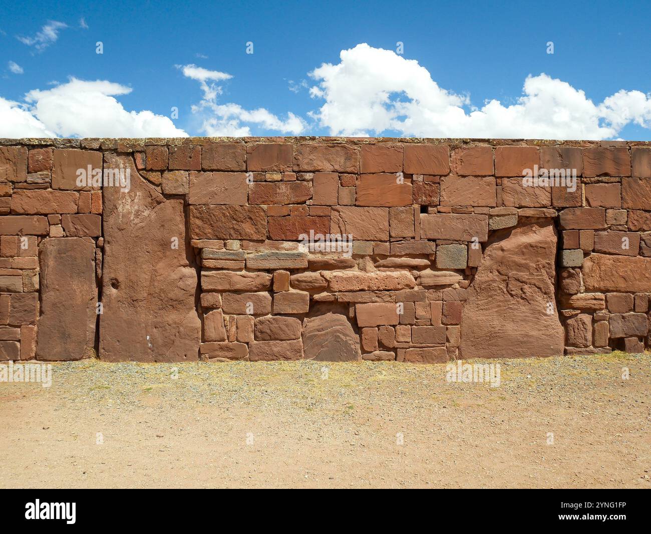 External Wall of the Kalasasaya Temple, an Important Pre-Columbian ...