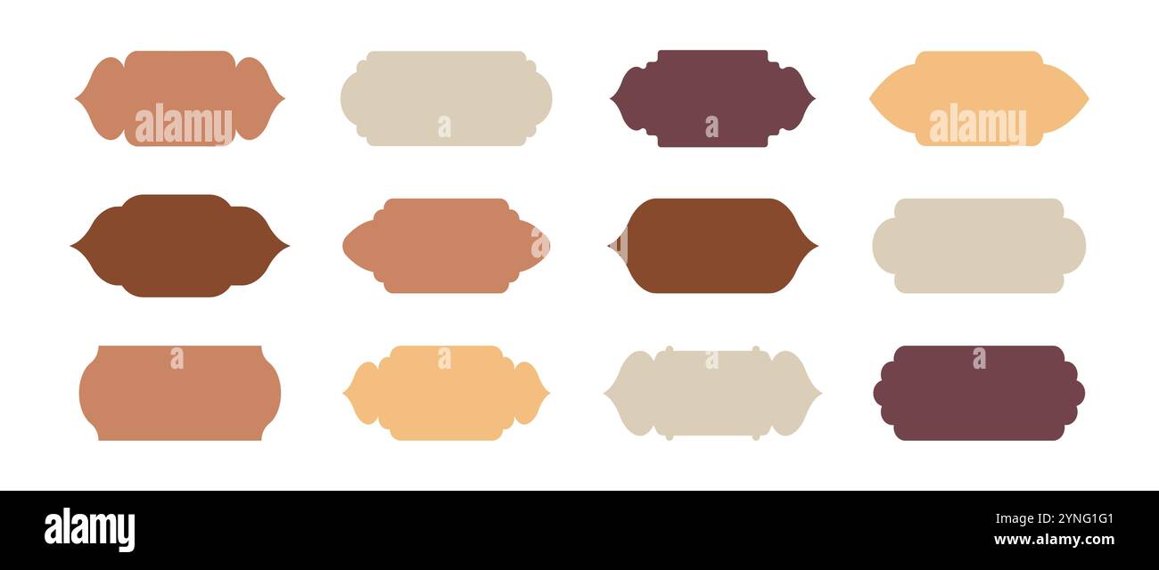 Islamic mosque shapes. Muslim doors, gates and windows. Ramadan kareem ...