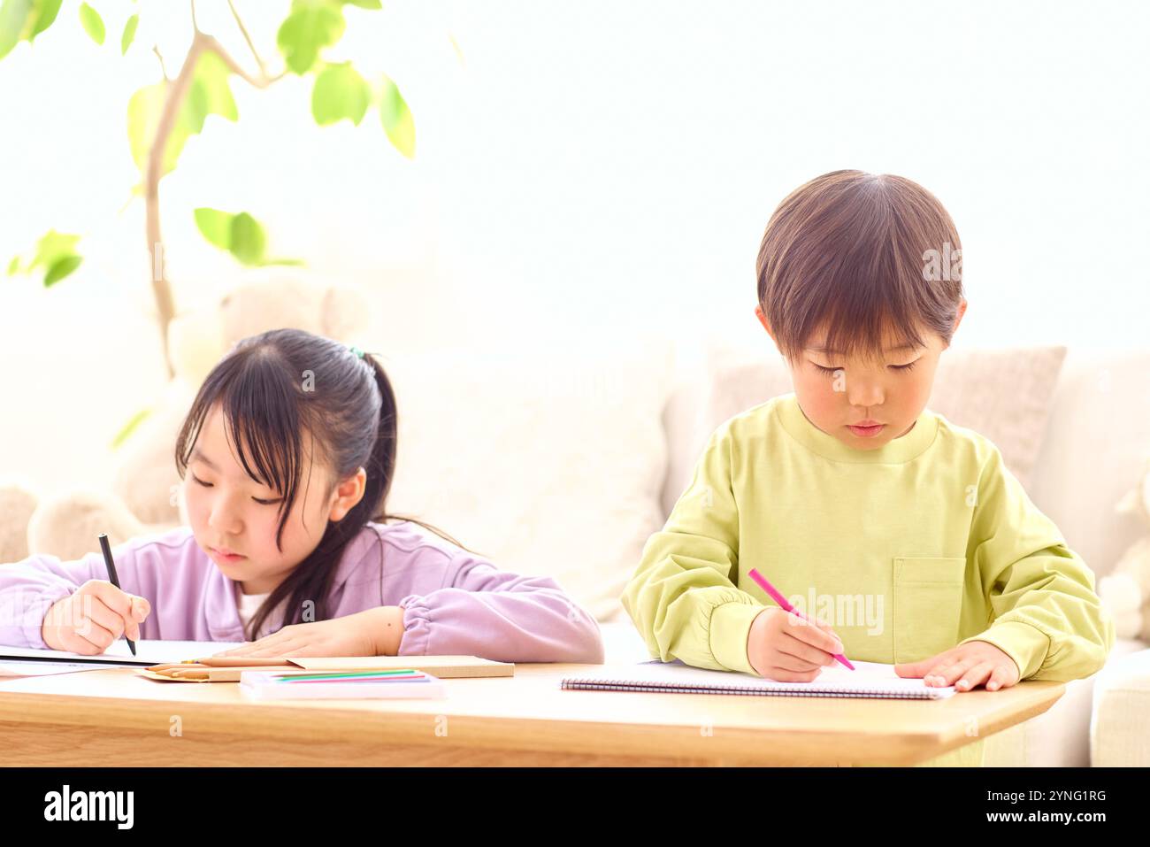 Drawing japanese girl student hi-res stock photography and images - Alamy