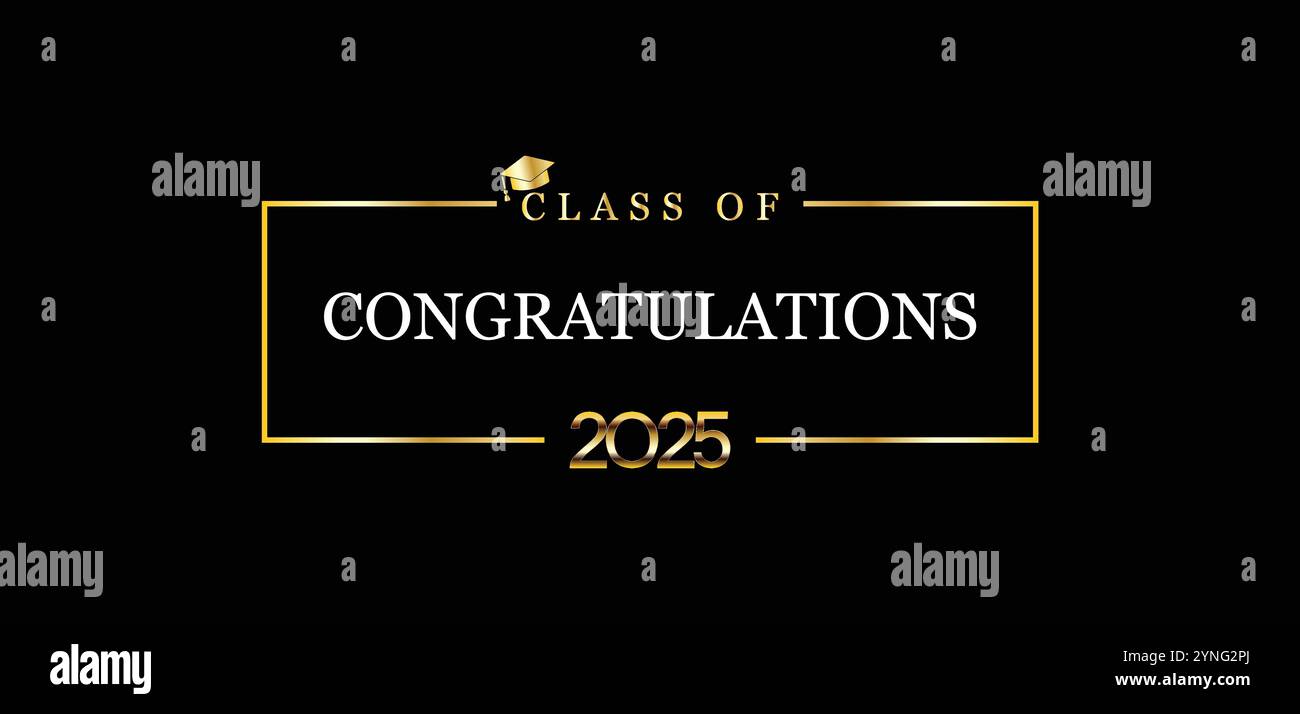 Celebrating the Graduates of 2025 A Huge Congratulations Stock Vector ...