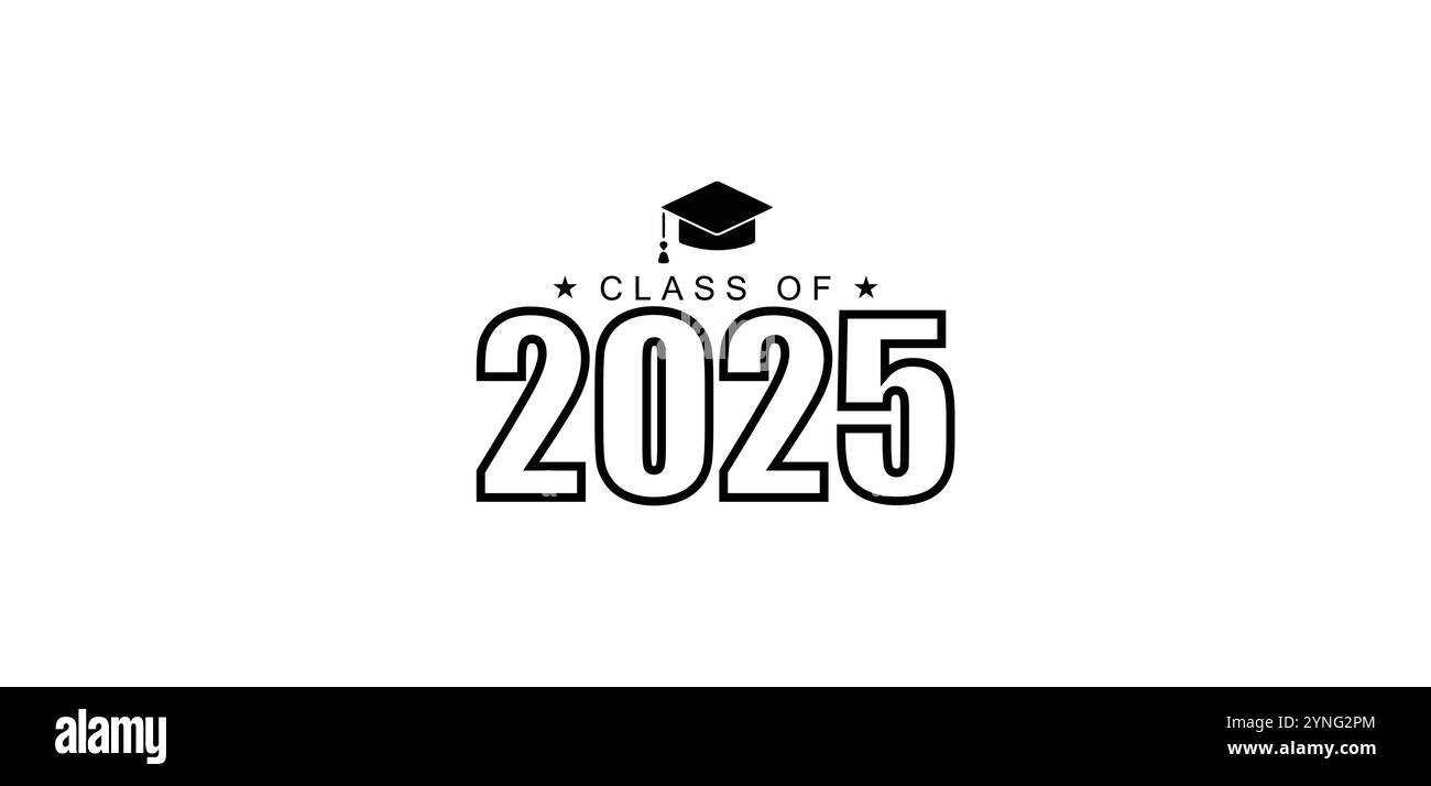 Celebrating the Graduates of 2025 A Huge Congratulations Stock Vector ...