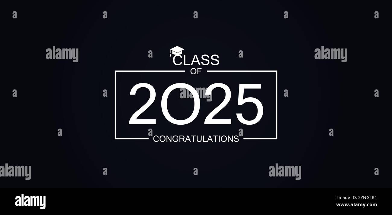 Celebrating the Graduates of 2025 A Huge Congratulations Stock Vector ...