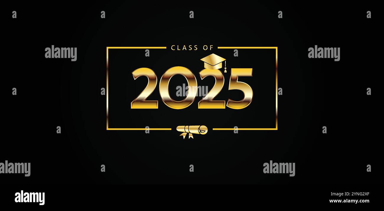 Celebrating the Graduates of 2025 A Huge Congratulations Stock Vector ...