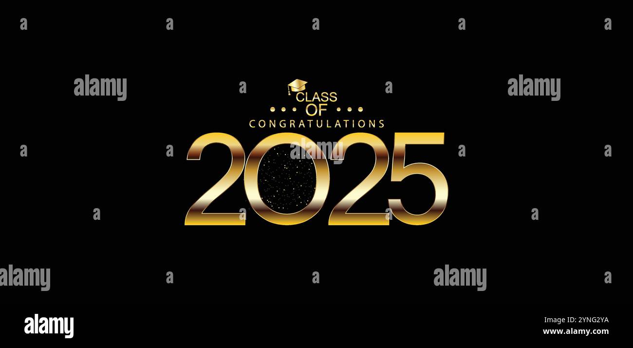 Celebrating the Graduates of 2025 A Huge Congratulations Stock Vector ...