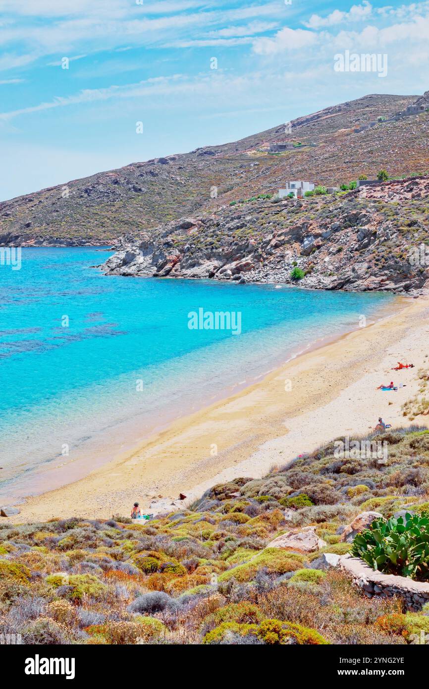 Ramos beach, Serifos Island, Cyclades Islands, Greece Stock Photo - Alamy
