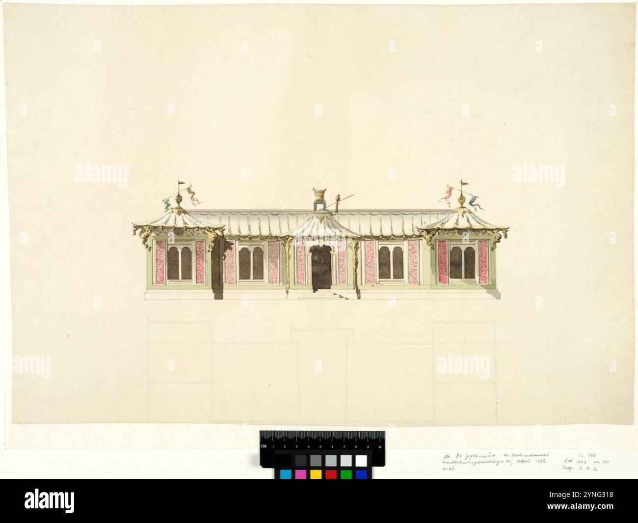 Carl Hårleman - Earliest Proposal for the Chinese Pavilion at ...