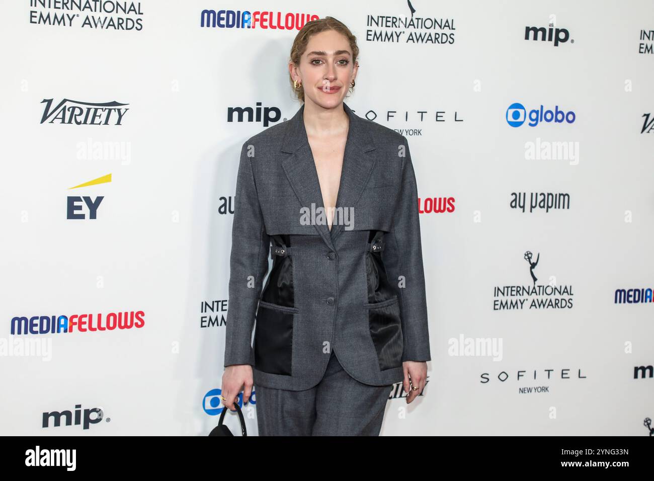 Actor Micaela Diamond attends the 52nd International Emmy Awards at the ...