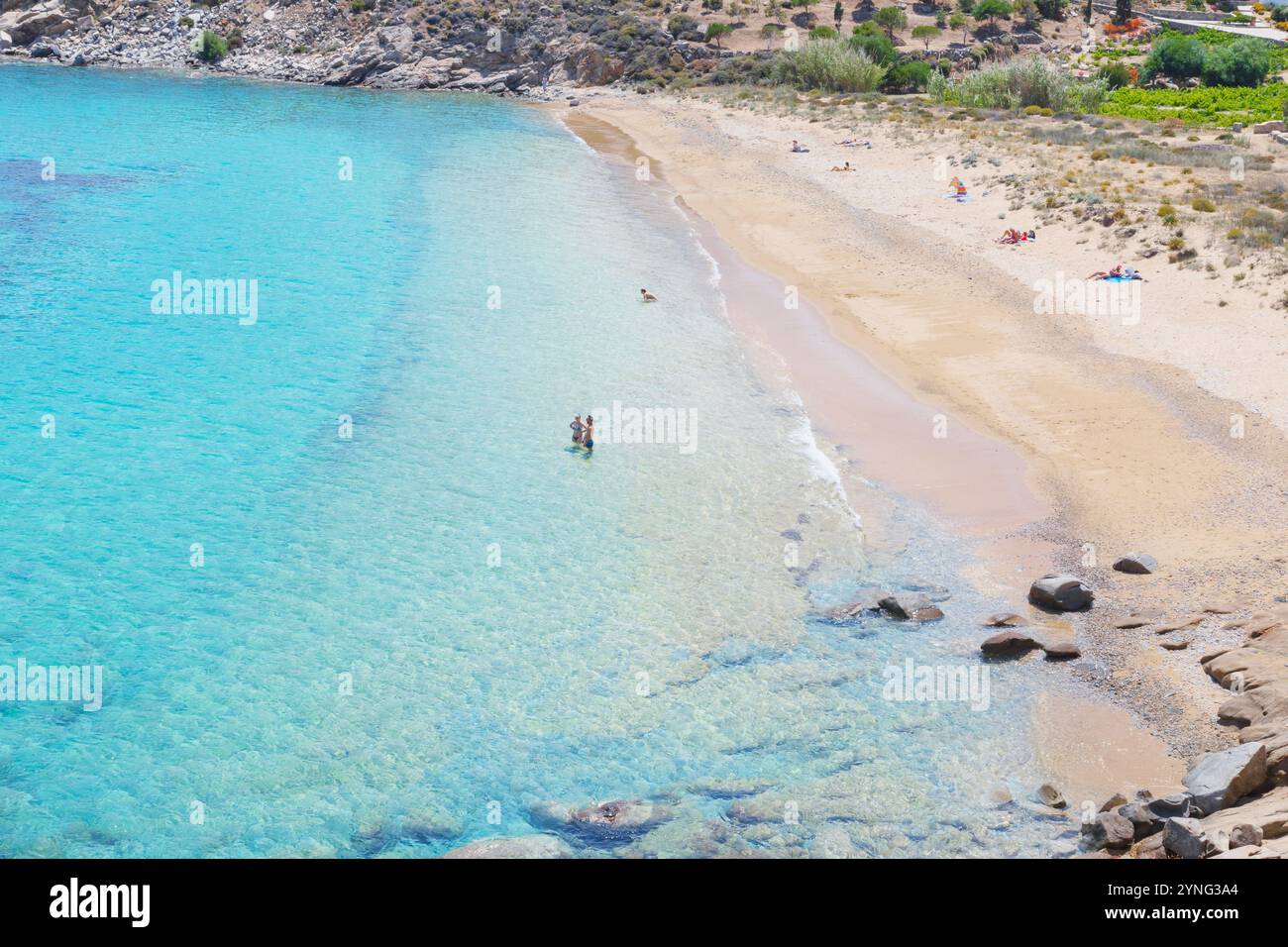 Ramos beach, Serifos Island, Cyclades Islands, Greece Stock Photo - Alamy