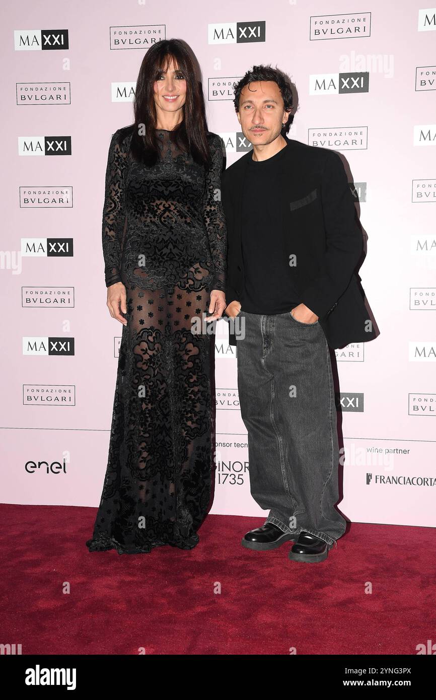 Rome, Maxxi Museum " Maxxi Gala 2024 ", In the photo: Ambra Angiolini ...