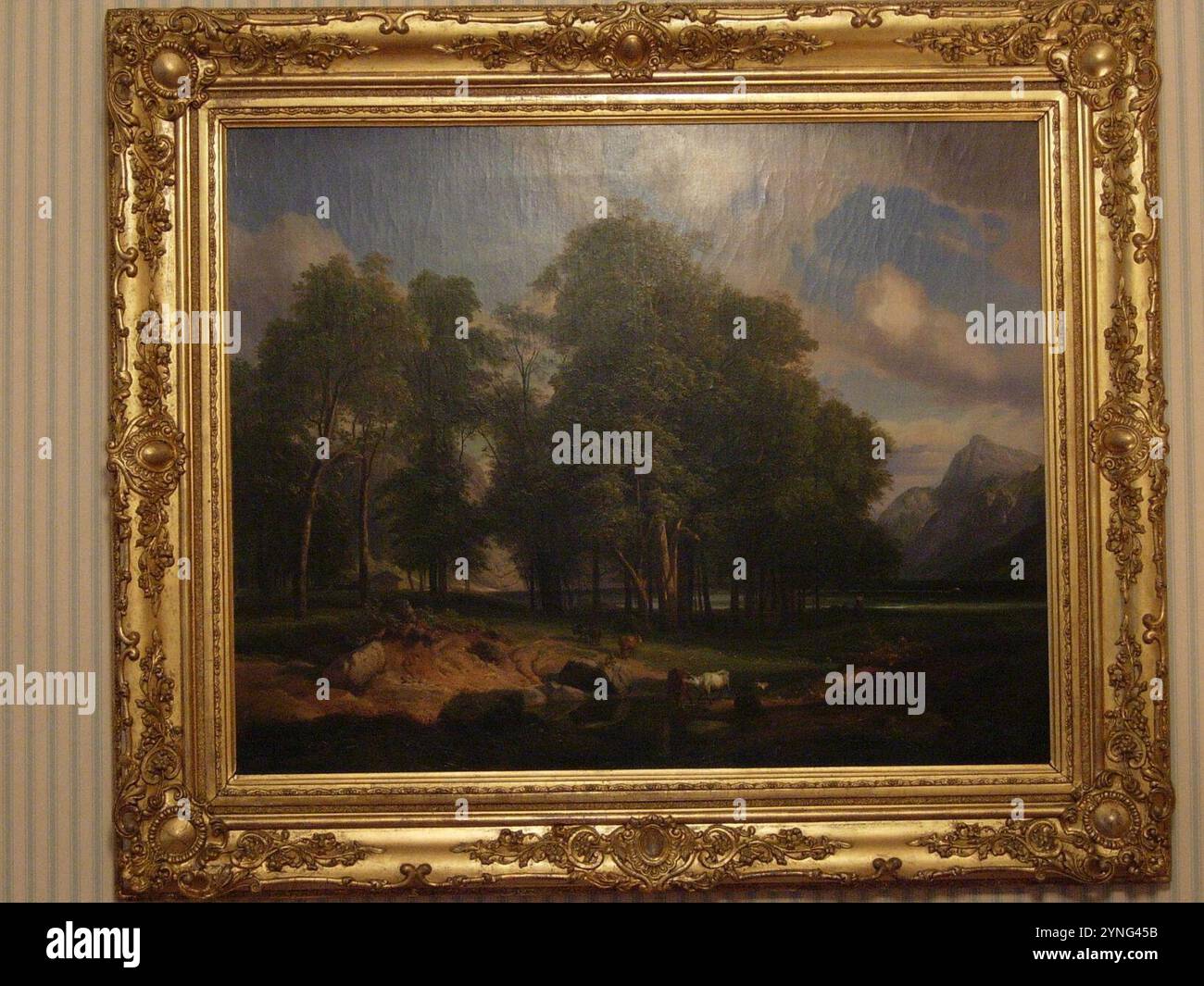 Carl Maria Nicolaus Hummel (1821-1907) - Landscape Stock Photo - Alamy