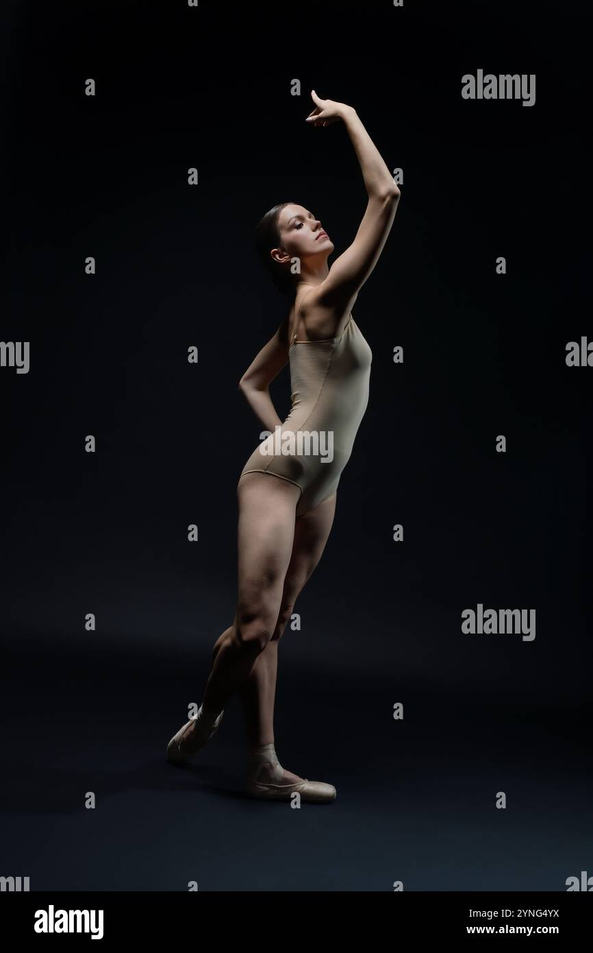 Professional ballet dancer poses in hi-res stock photography and images ...