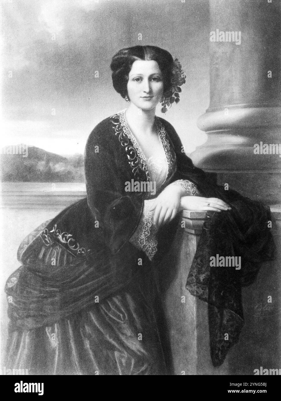 Carl von Blass - Maria Klementyna Potocka Stock Photo - Alamy