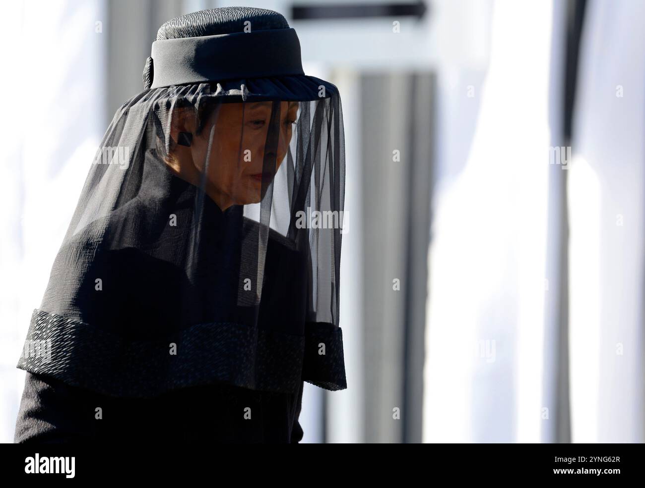 Japan's Princess Takamado attends a funeral service for Princess Yuriko ...