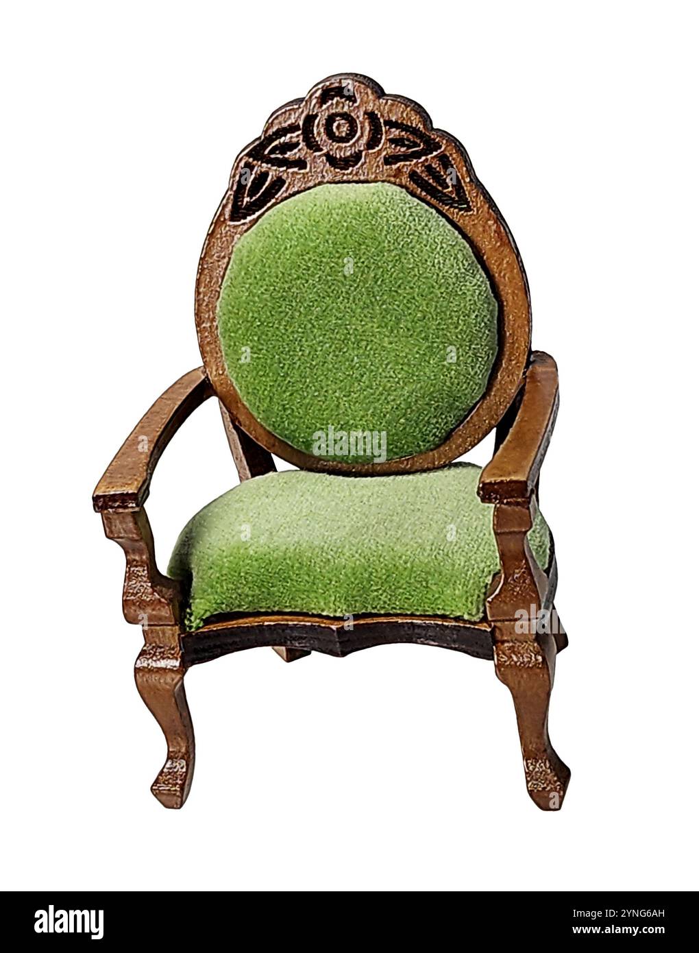 Vintage formal wooden chair for sitting Stock Photo - Alamy