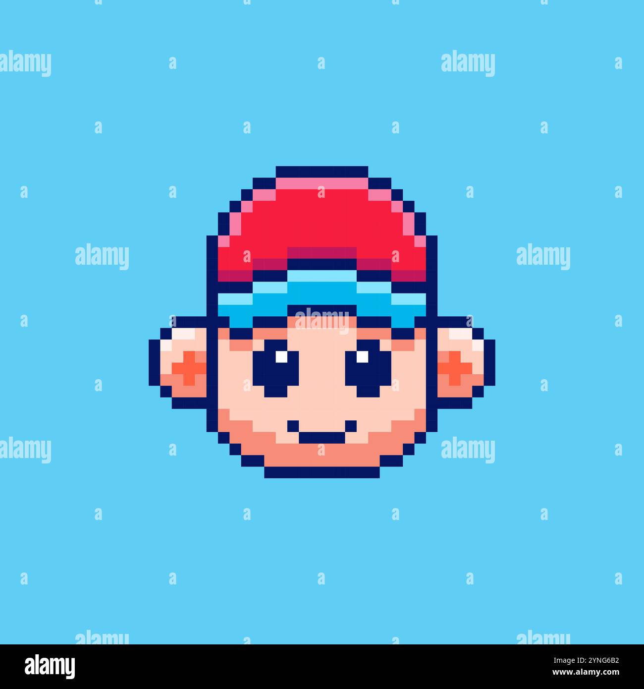Pixel art Boy Character game asset design Stock Vector Image & Art - Alamy