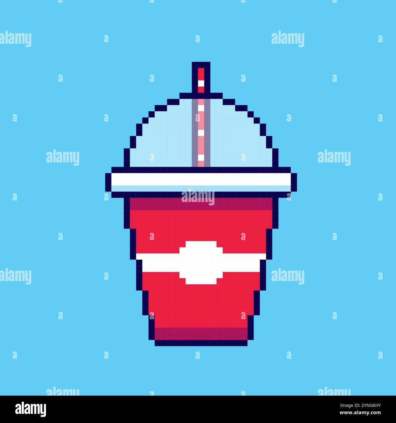 Pixel art drink cup hi-res stock photography and images - Alamy
