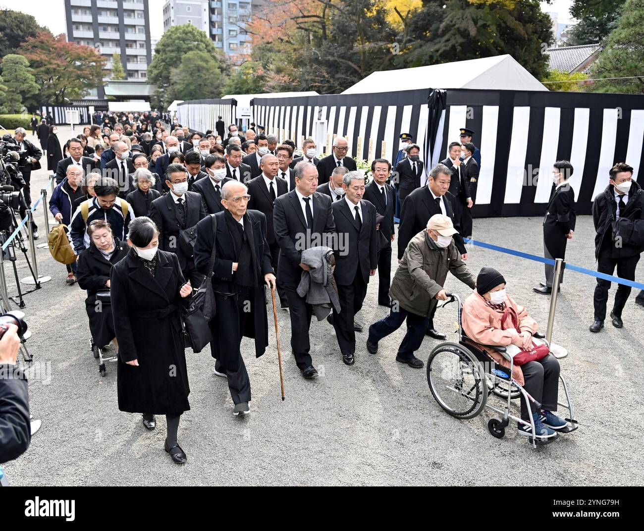 The funeral ceremony of Japanese Princess Yuriko Mikasa, who passed ...