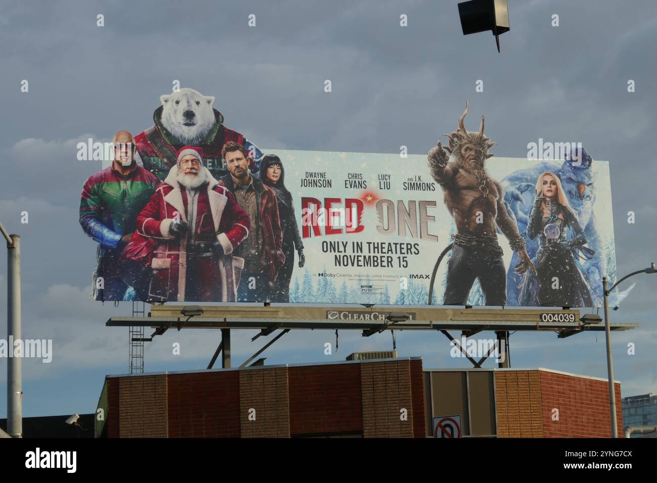 Los Angeles, California, USA 25th November 2024 Red One Billboard with ...