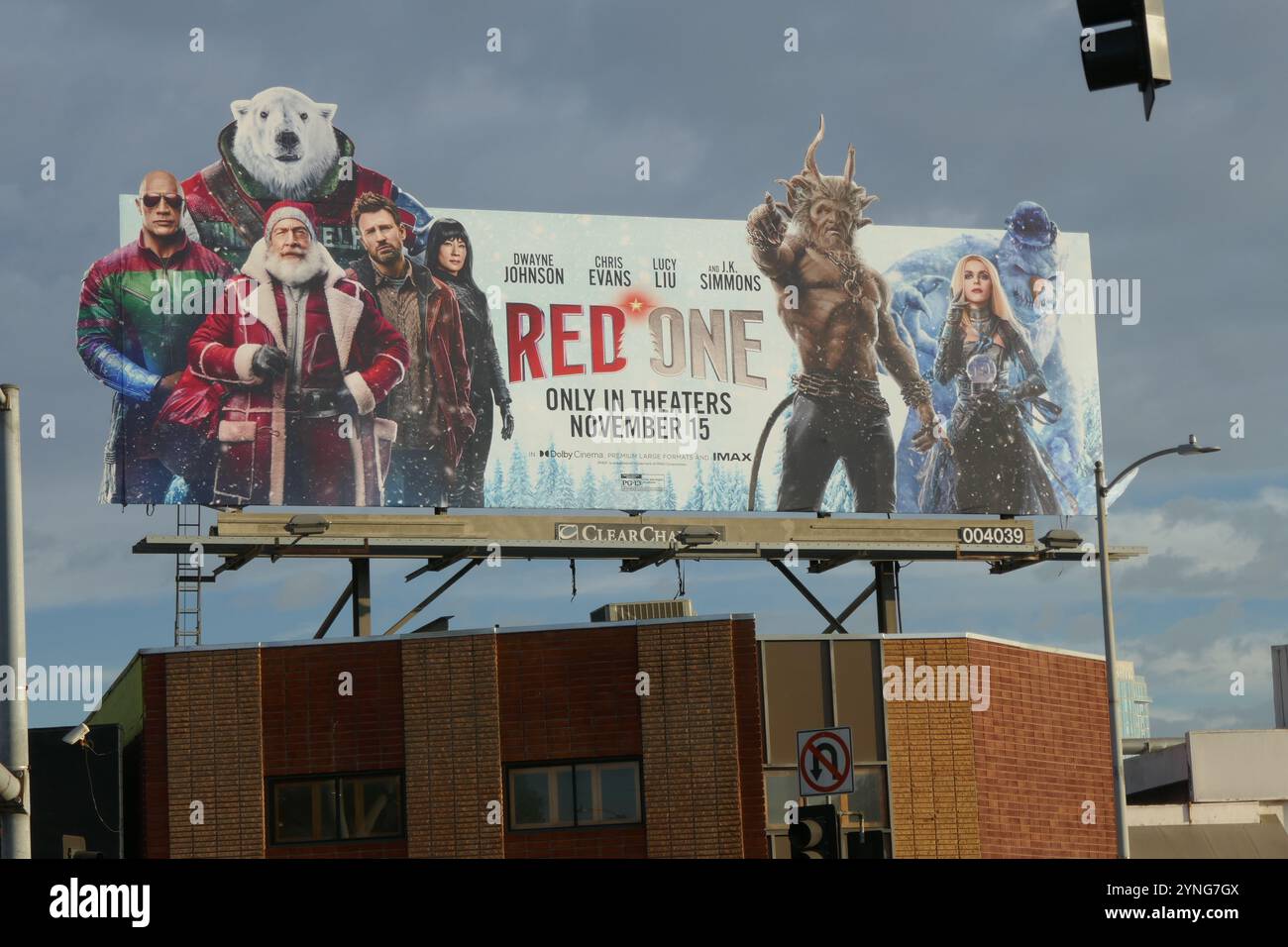 Los Angeles, California, USA 25th November 2024 Red One Billboard with ...