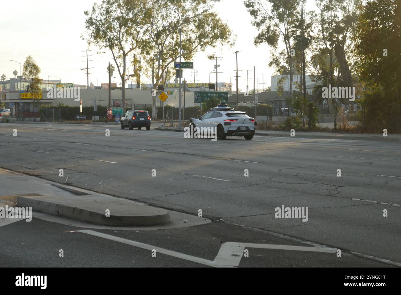 Los Angeles, California, USA 25th November 2024 Waymo Driverless Car ...