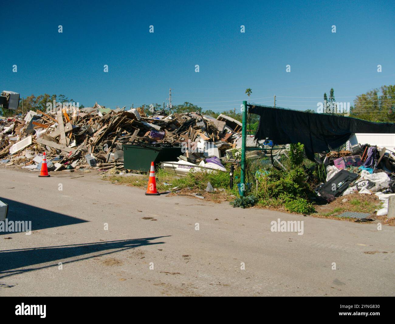 Editorial Use Only November 23, 2024. Gulfport, FL, USA. Storm Damage ...