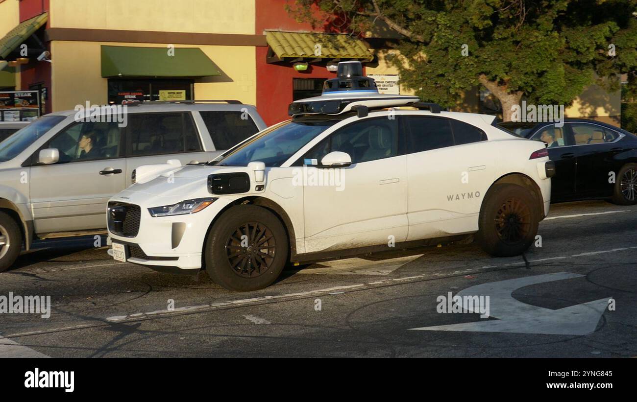 Los Angeles, California, USA 25th November 2024 Waymo Driverless Car ...