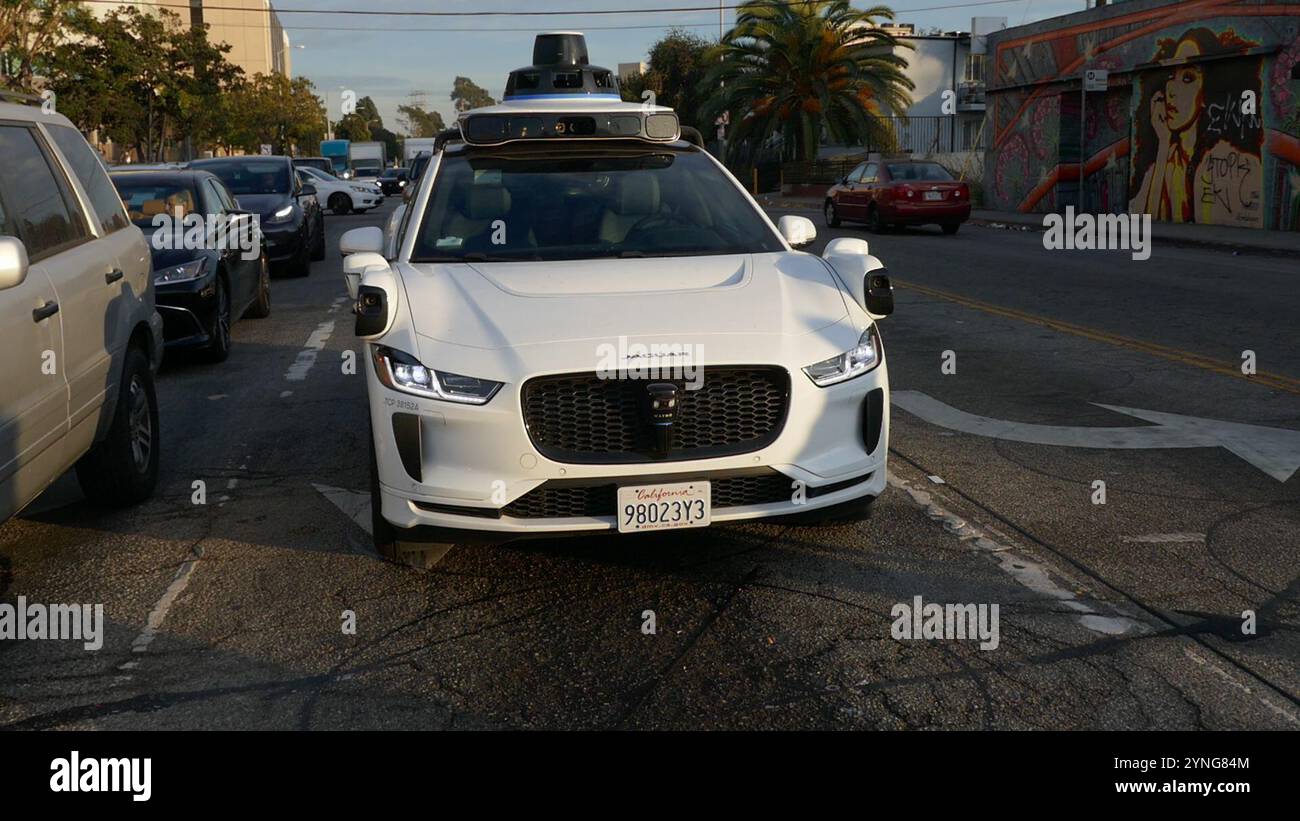 Los Angeles, California, USA 25th November 2024 Waymo Driverless Car ...