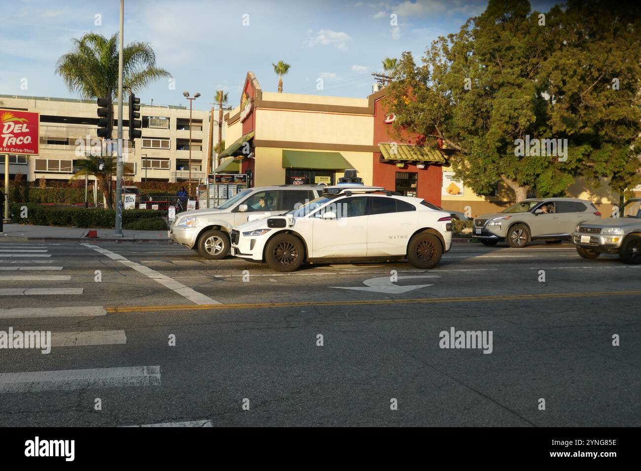 Los Angeles, California, USA 25th November 2024 Waymo Driverless Car ...