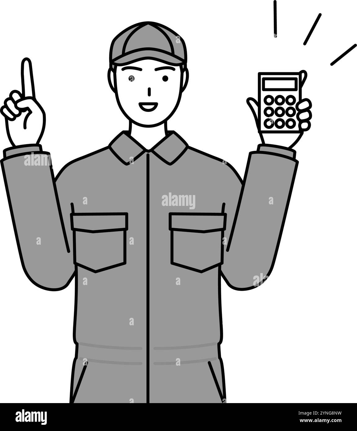 Engineer pointing Black and White Stock Photos & Images - Alamy