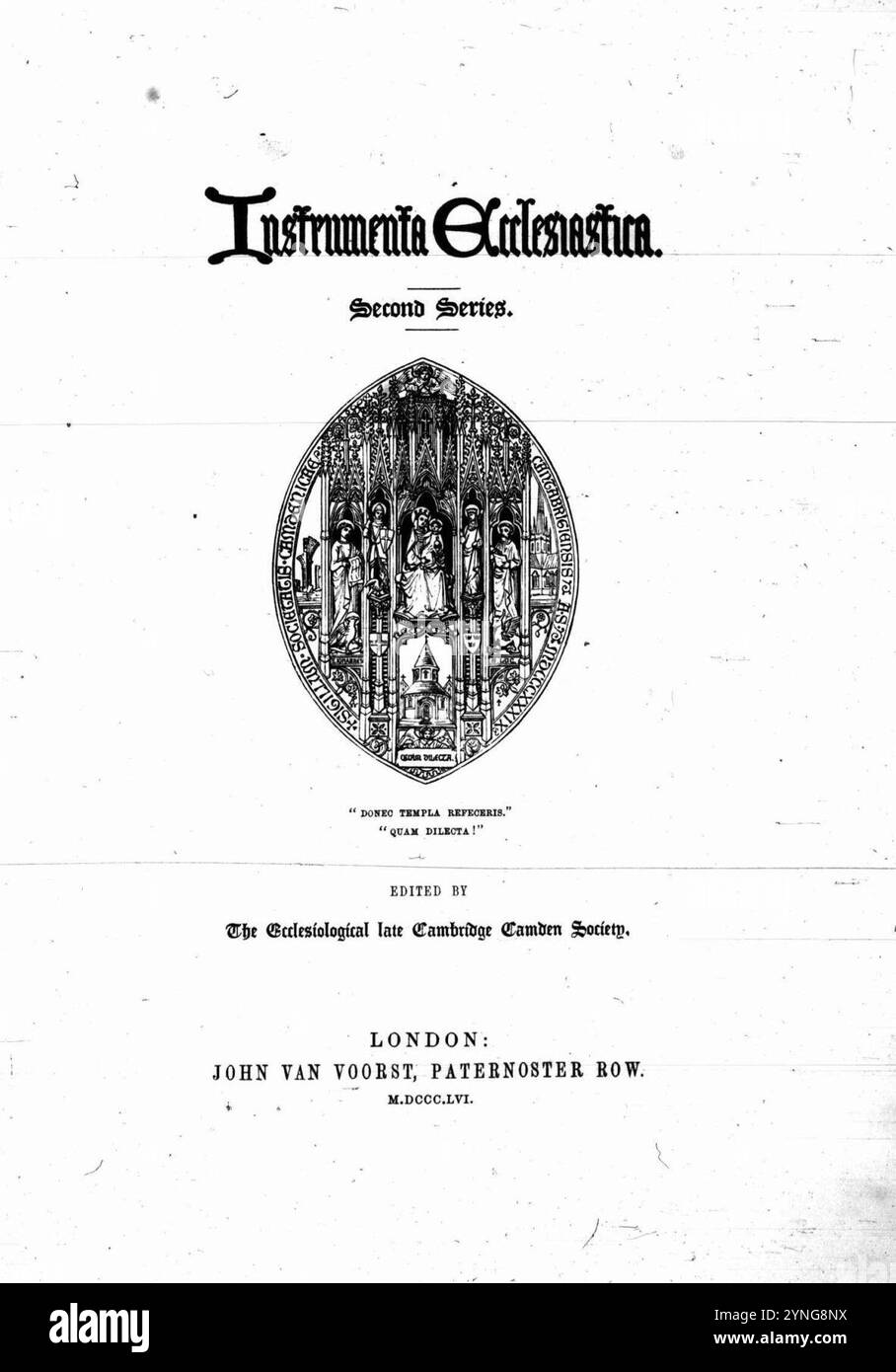 Carpenter, Richard Cromwell – Instrumenta Ecclesiastica, 1856 Stock ...