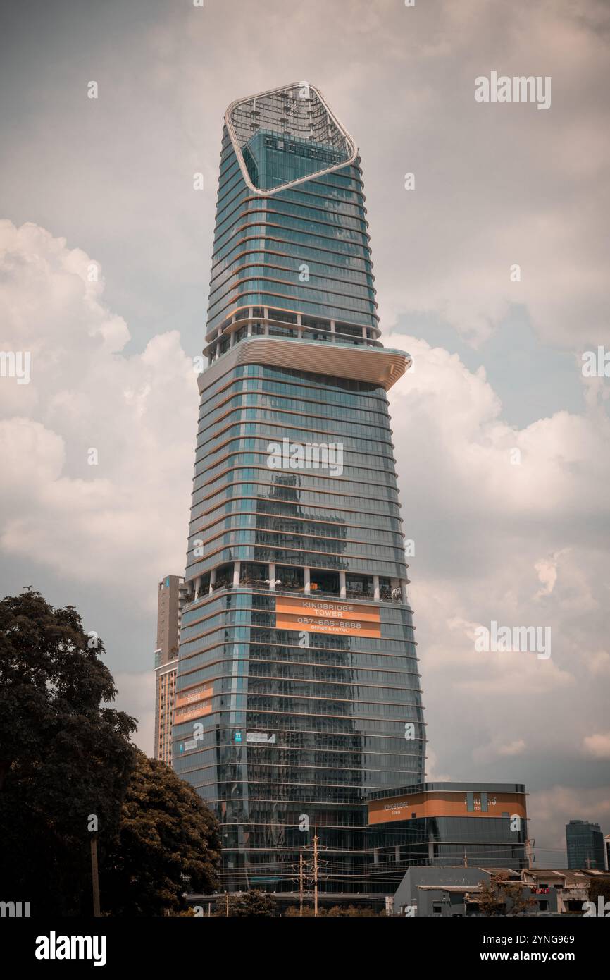 Bangkok, Thailand - 17 Oct, 2024 - Architecture exterior of KingBridge ...