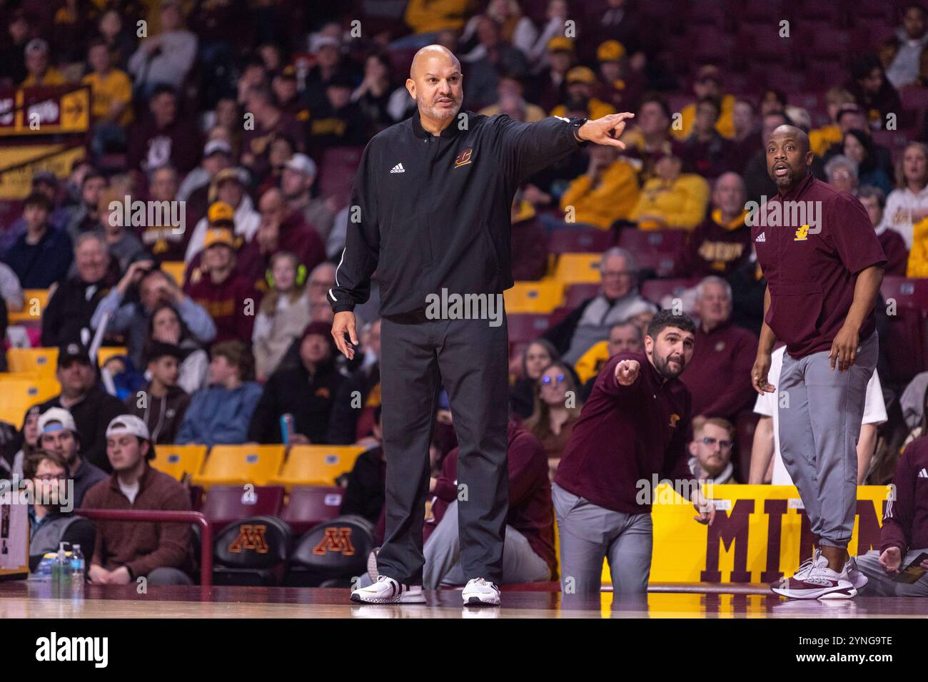 Minneapolis, Minnesota, USA. 24th Nov, 2024. Central Michigan coach ...