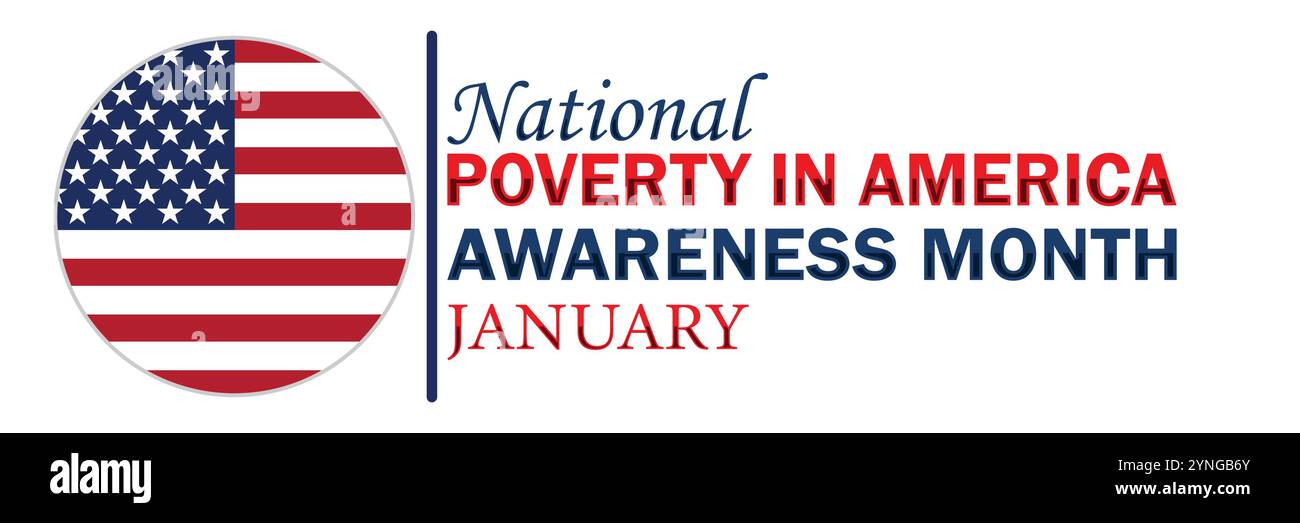 National Poverty in America Awareness Month January. Suitable for ...