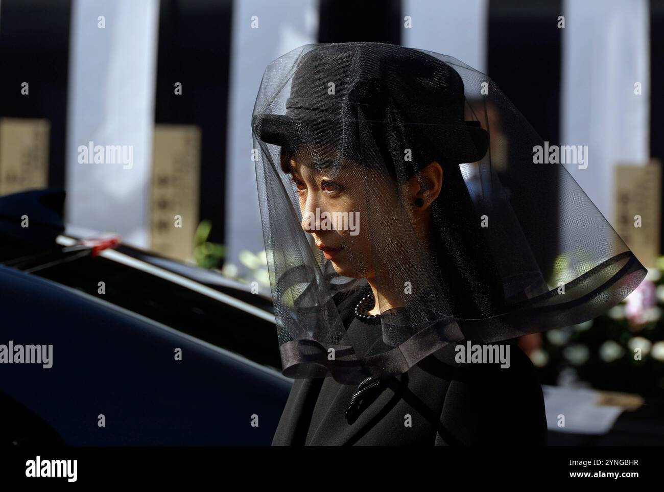 Japan's Princess Kako walks after attending a funeral service for ...