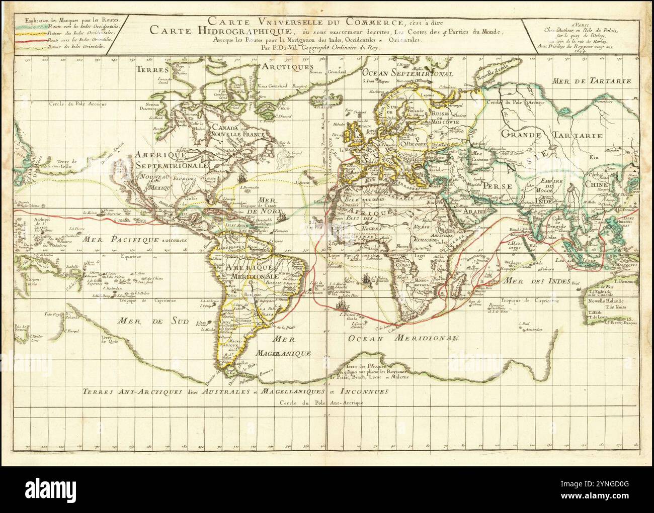 La carte du monde hi-res stock photography and images - Alamy