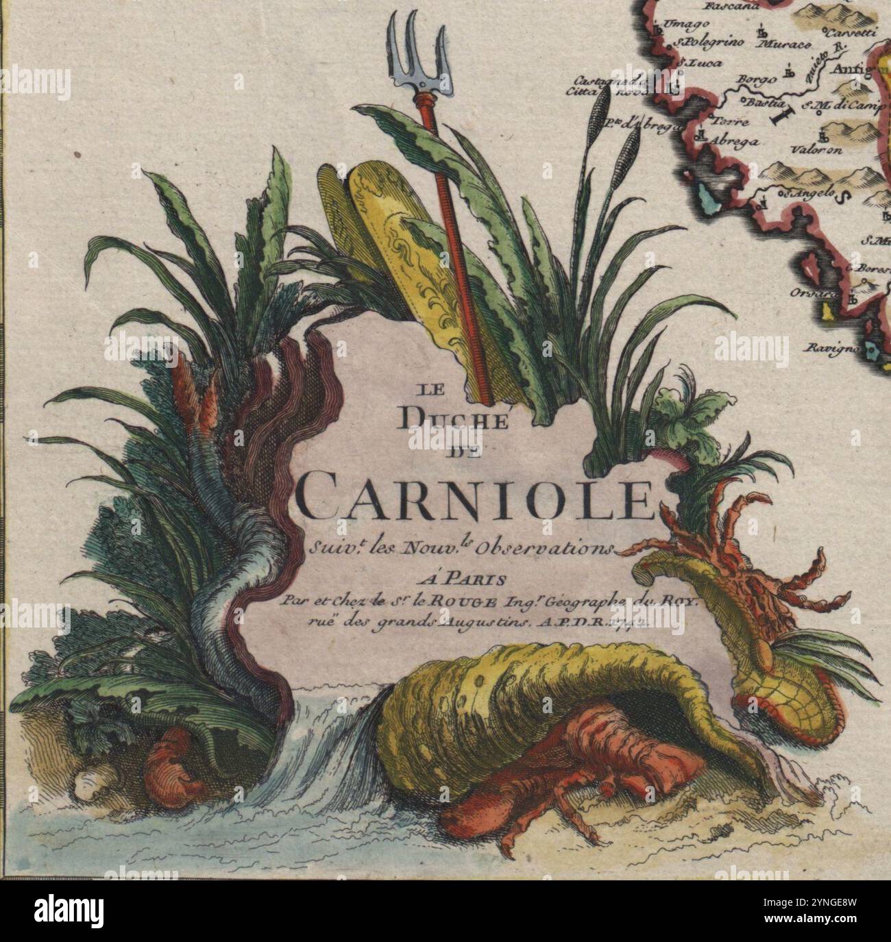 Carniola map hi-res stock photography and images - Alamy