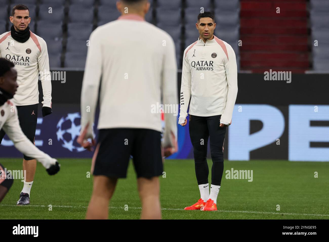 Achraf Hakimi (Paris Saint-Germain, PSG, 02), Ger, Abschlusstraining, Paris Saint-Germain, PSG ...