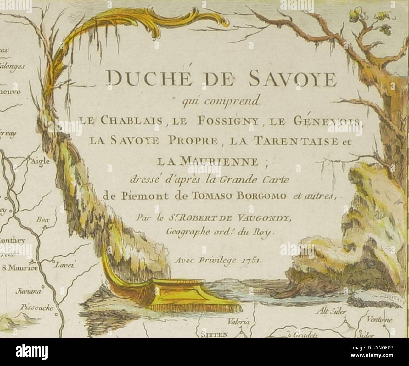 Savoy map hi-res stock photography and images - Alamy