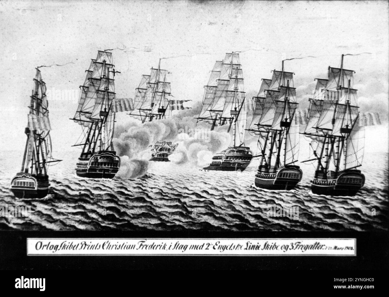 Casper Butty - Battle of Zealand Point Stock Photo - Alamy