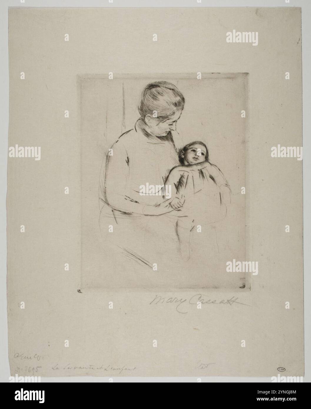 Cassatt - Solicitude Stock Photo - Alamy