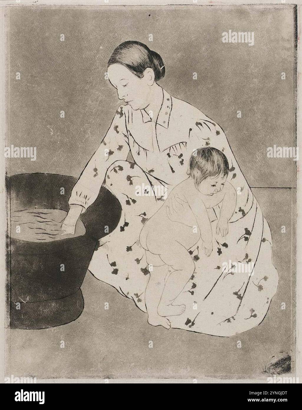 Cassatt - The Bath Stock Photo - Alamy