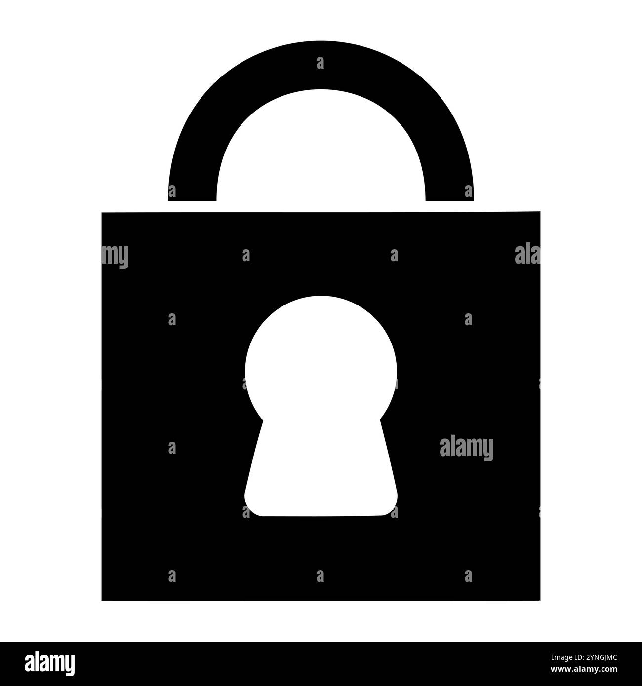 A lock icon Cut Out Stock Images & Pictures - Alamy