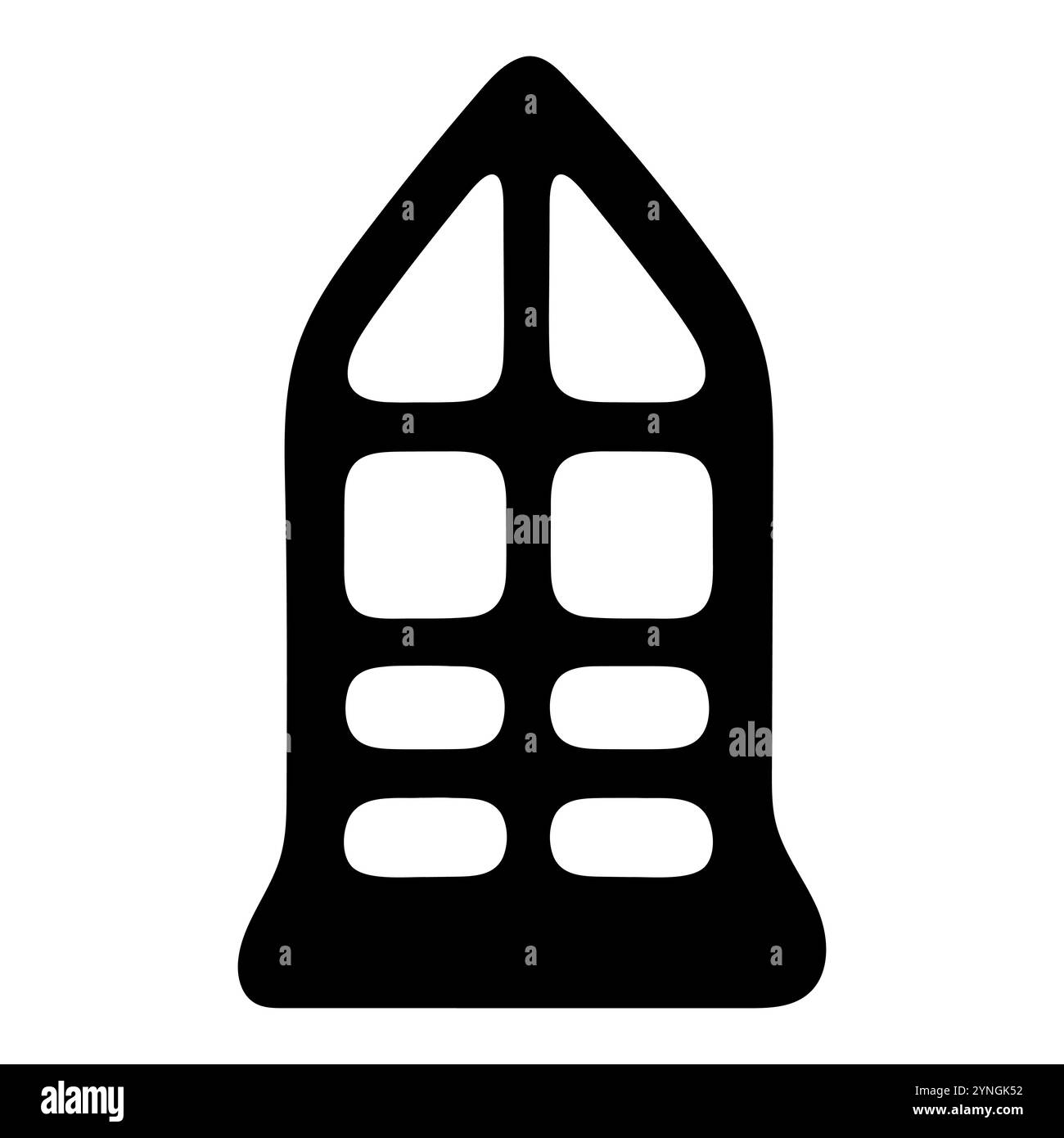 Solid Vector Icon of window Stock Vector Image & Art - Alamy