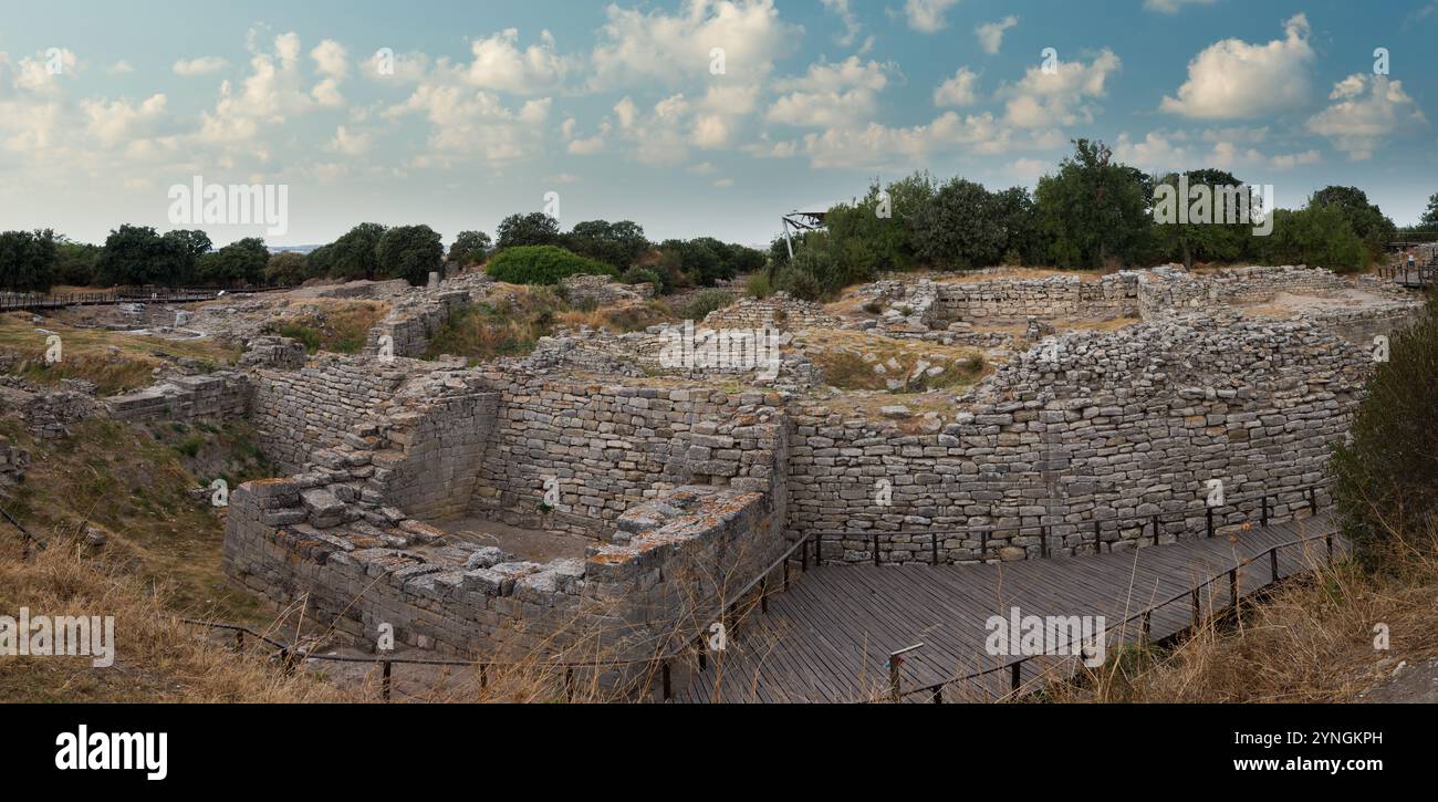 Ancient City of Troy. The city of Troy is a UNESCO World Heritage site ...