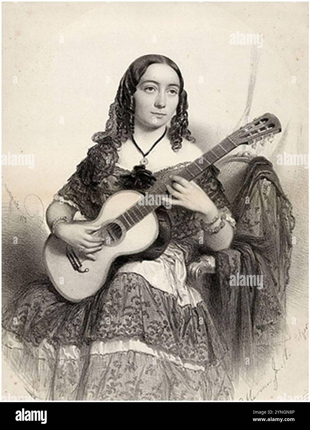 Catharina Pratten c. 1853 Stock Photo - Alamy