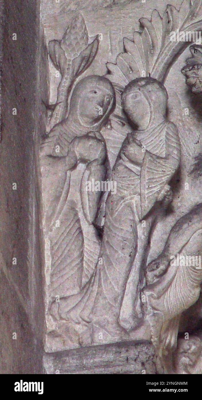 Cathedral of St. Lazare, Autun, France -- Relief sculpture - Vanderbilt ...