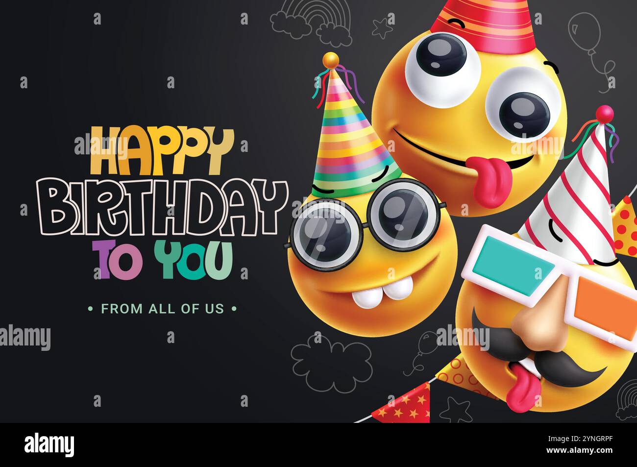 Happy Birthday Smiley Face Clip Art