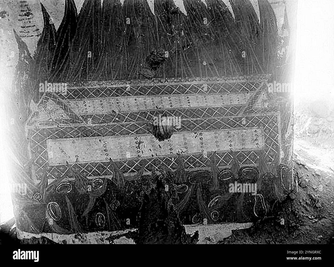 Cave 227, Cremation scene Stock Photo - Alamy