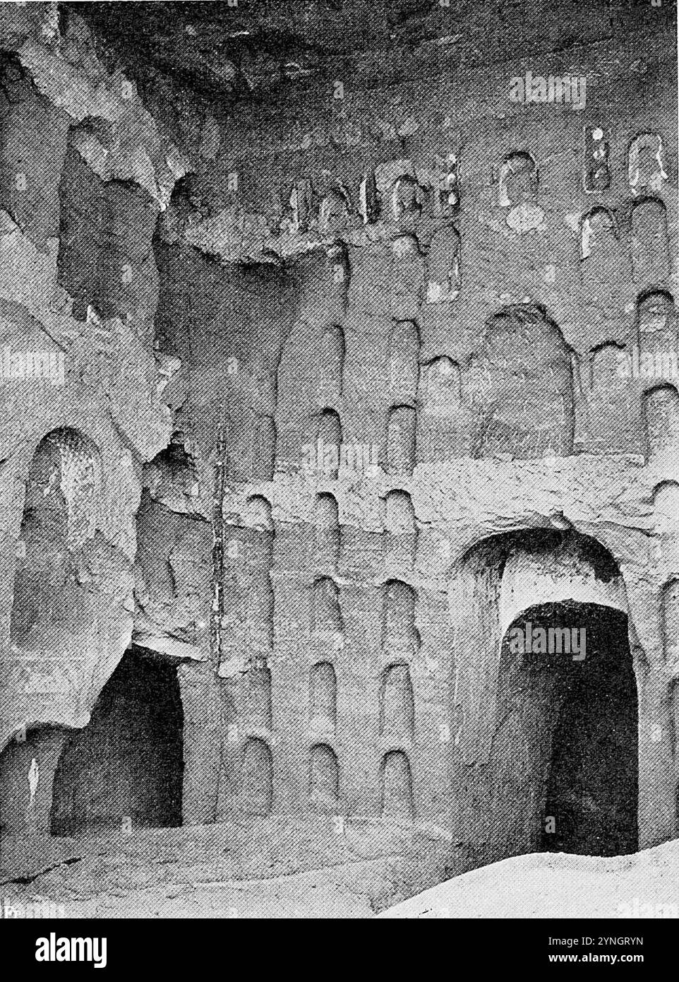 Cave of the Niche (inside view Stock Photo - Alamy