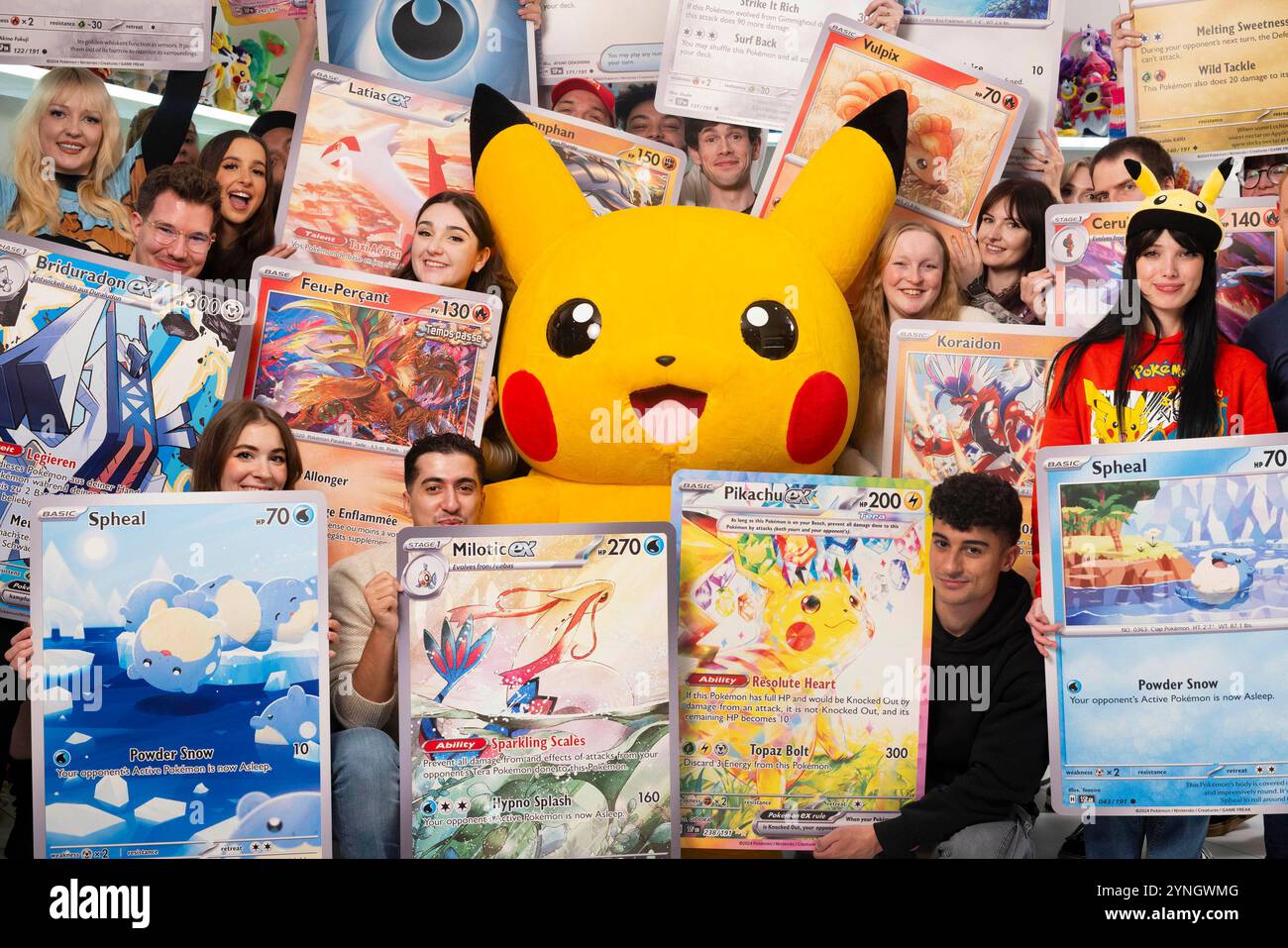 EDITORIAL USE ONLY A Pikachu Pokemon character attends a Guinness World ...